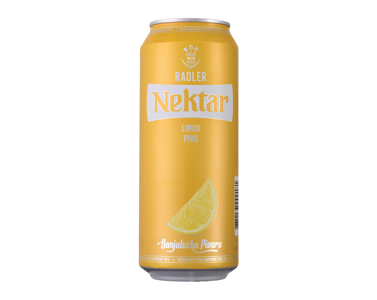 Nektar radler z okusom limone 2,1%, 500 ml, pločevinka | ARC-Kranj d.o.o.